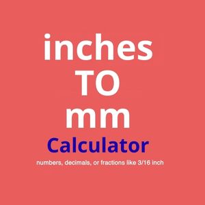 Inches to MM Converter (Inch to Millimeter Calculator) – Free & Accurate